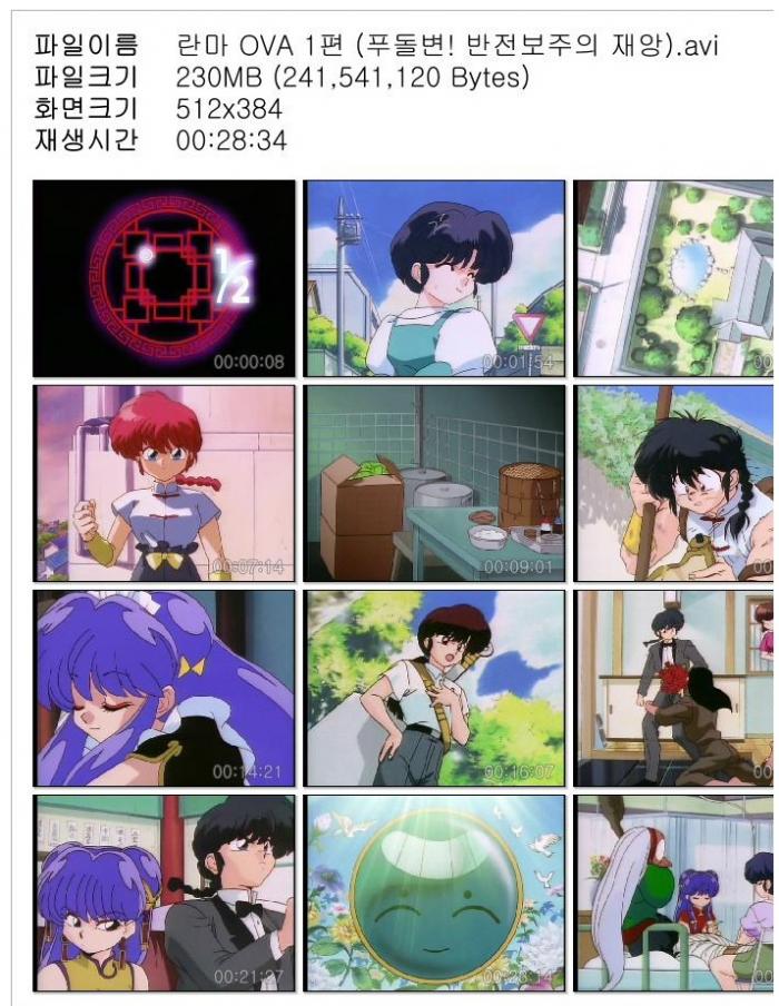 란마12 OVA[1~6편] - 예스파일