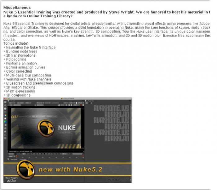 [Nuke] Lynda.Nuke.5.Essential.Training.DVD-iRONiSO - 예스파일