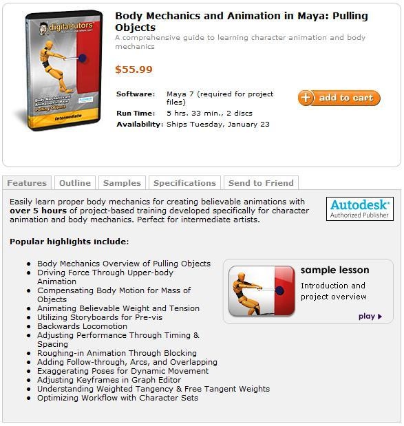 [MAYA] DigitalTutors-Body Mechanics and Animation in Maya Pulling ...